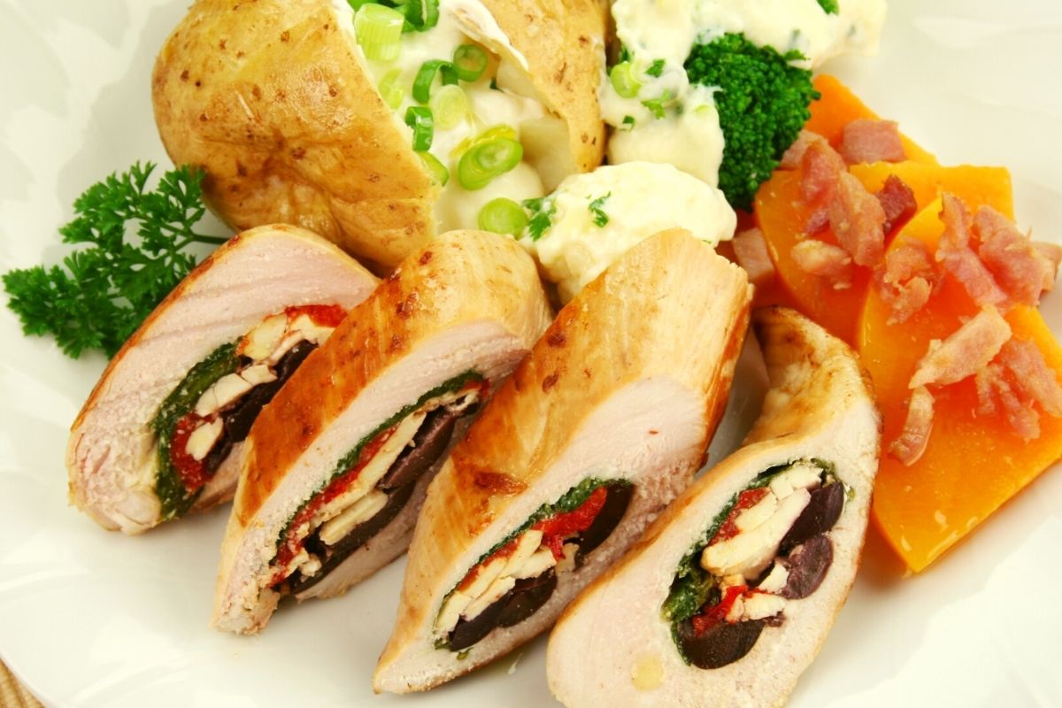 Cheesy stuffed chicken breast recipes - How to cook stuffed chicken breast