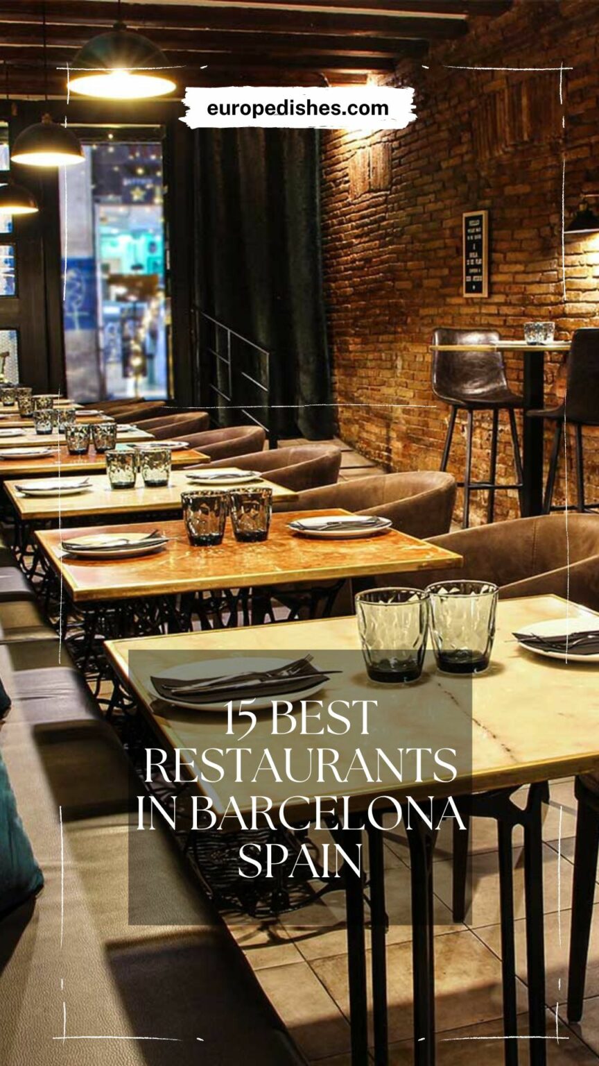15 Best Restaurants in Barcelona Spain - Barcelona Restaurant